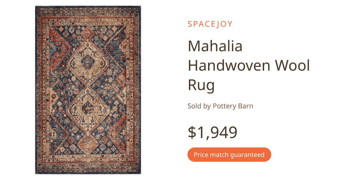 Mahalia Handwoven Wool Rug | Spacejoy